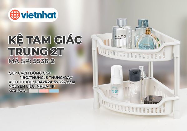 Kệ tam giác trung 2T 5536-2 – Nhựa Việt Nhật