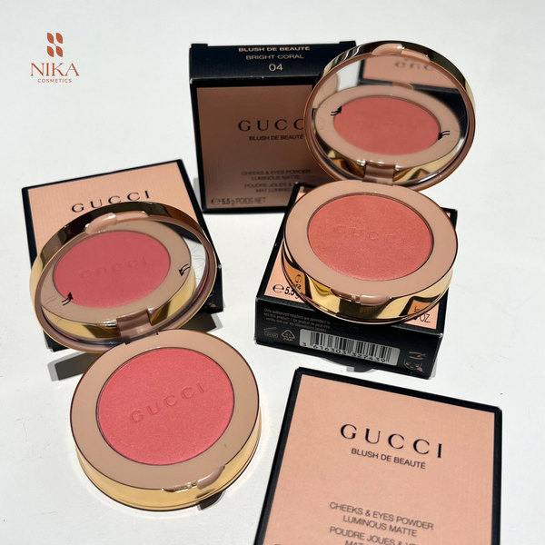 Phấn má hồng Gucci Cheeks & Eyes Powder Luminous Matte 5.5g – Nika Cosmetics