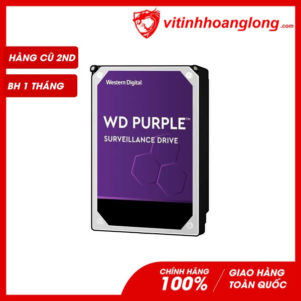Ổ cứng HDD WD Western Digital 8T Digital Purple cũ