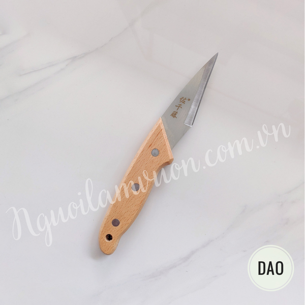 Dao ghép chiết cành cán gỗ lưỡi thép sắc bén bền đẹp – NGƯỜI LÀM VƯỜN