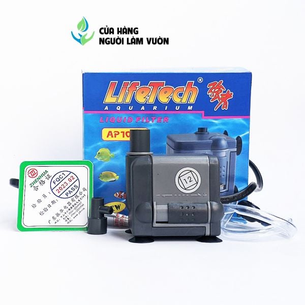 Máy bơm hồ cá dạng chìm LIFETECH model AP1000 6.5w- 400l/h - dùng cho – NGƯỜI LÀM VƯỜN