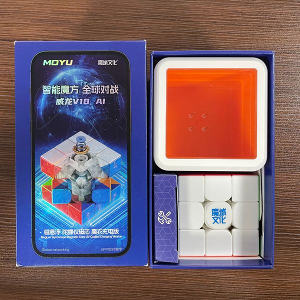 Rubik 3x3 - Moyu WRM V10 AI Smart UV Coated - Rubik 2Hand – ZyO Rubik