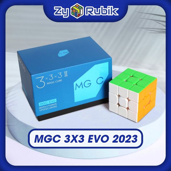 Rubik 3x3x3 Siêu Phẩm YongJun MGC Evo 2023 Stickerless Có Nam Châm Cao – ZyO Rubik
