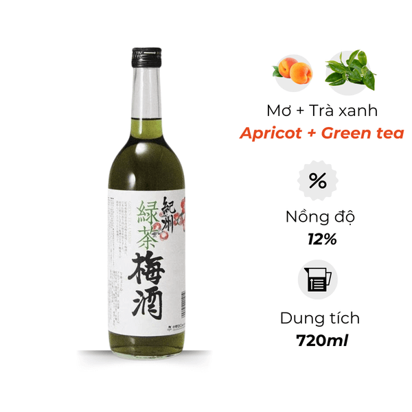 Rượu Mơ Nhật Bản Nakano Green Tea - Chai 720ML 12% – Thế Giới Soju
