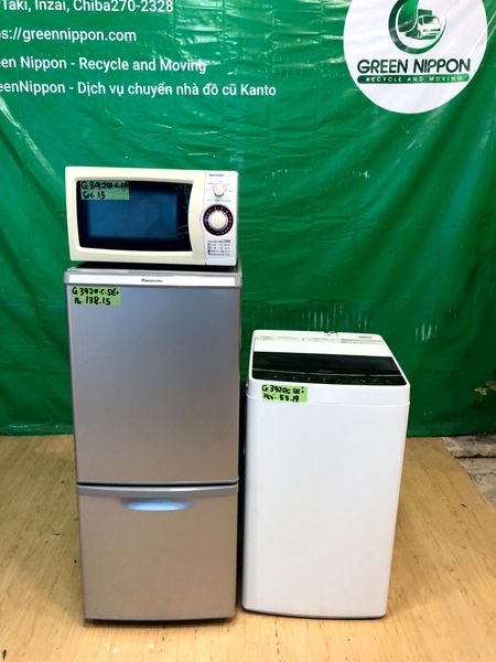 set tủ lạnh 126L,mg 4,5kg,lvs G3918B 19-18-18 ( Fridge,washing machine – greennippongroup