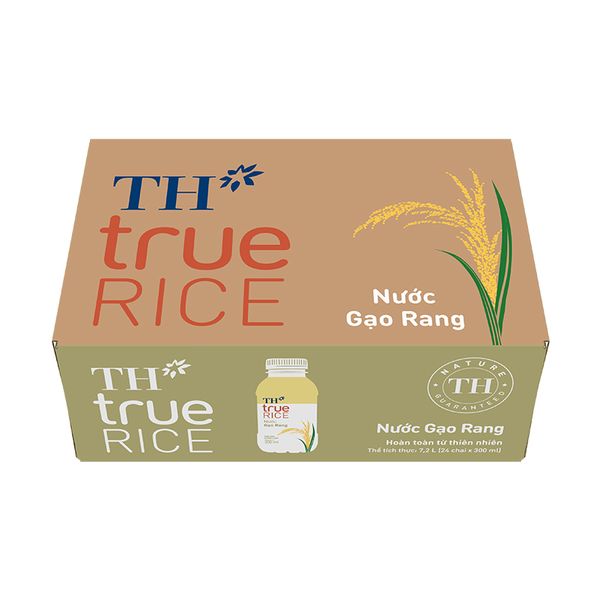 Nước gạo rang TH true RICE (Lốc 6 chai x 350ml) – TH SHOP
