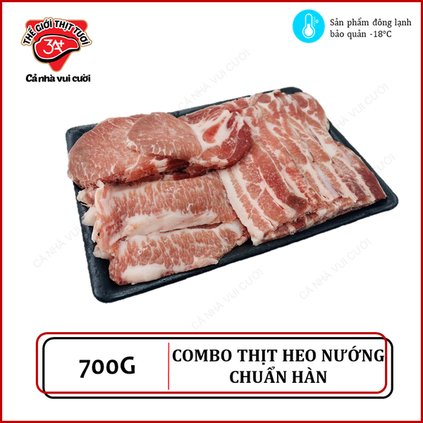 COMBO BBQ THỊT HEO CHUẨN HÀNG 700G – Thế Giới Thịt Tươi 3A+