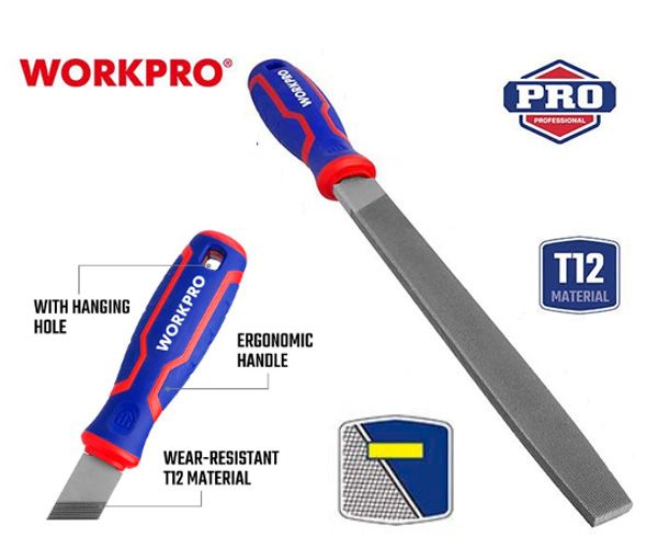 Giũa dẹp thẳng 8 Inch/ 200mm Workpro WP251001 – Thiết bị cầm Tay Nguyên Khuê