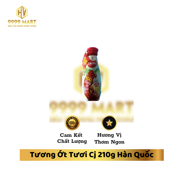 Tương Ớt Tươi Cj 210g Hàn Quốc – Siêu Thị Hàng Nhập Khẩu 9999