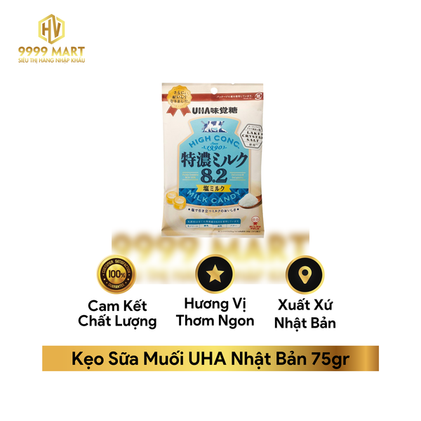 Kẹo Sữa Muối UHA Nhật Bản 75gr – Siêu Thị Hàng Nhập Khẩu 9999