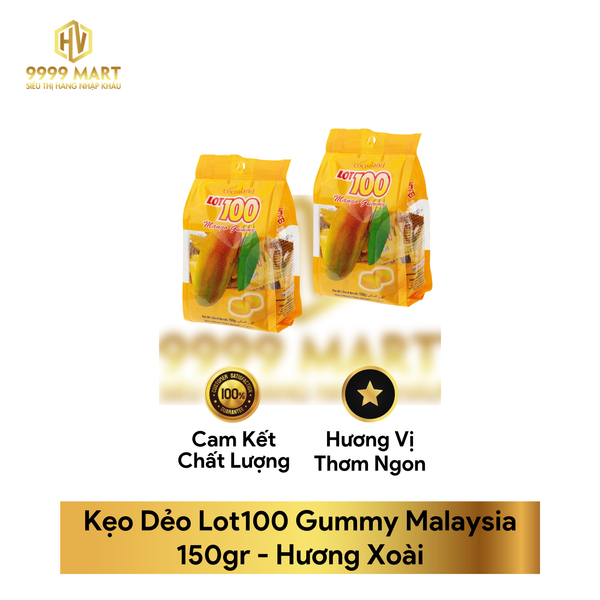 Kẹo Dẻo Lot100 Gummy Malaysia 150gr – Siêu Thị Hàng Nhập Khẩu 9999
