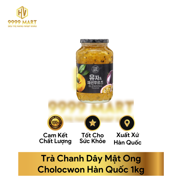Trà Chanh Dây Mật Ong Cholocwon Hàn Quốc 1kg – Siêu Thị Hàng Nhập Khẩu 9999