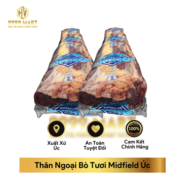 Thăn Ngoại Bò Tươi Midfield Úc – Siêu Thị Hàng Nhập Khẩu 9999