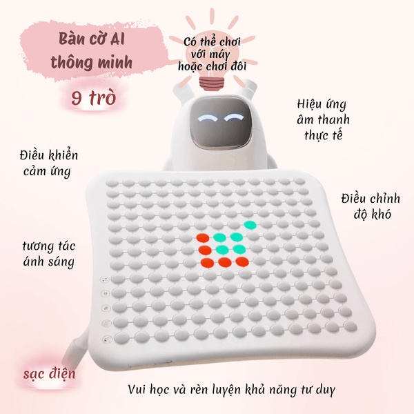 Bàn cờ AI thông minh 9 trò chơi – Learnsmart.vn