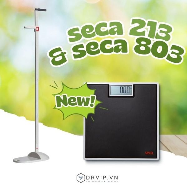 Combo thước đo chiều cao Seca 213 và cân Seca 803 – Cửa hàng Dr VIP (Vật tư thiết bị y tế)