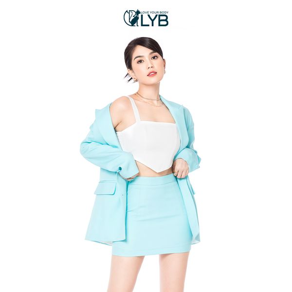 CHÂN VÁY CÔNG SỞ XANH MINT LYB – LYB Official Store - Your body loves you, love it