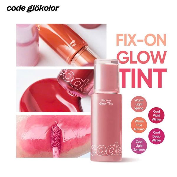 Son bóng căng mọng Code Glokolor Fix-on Glow Tint 4.2g – The Face Shop