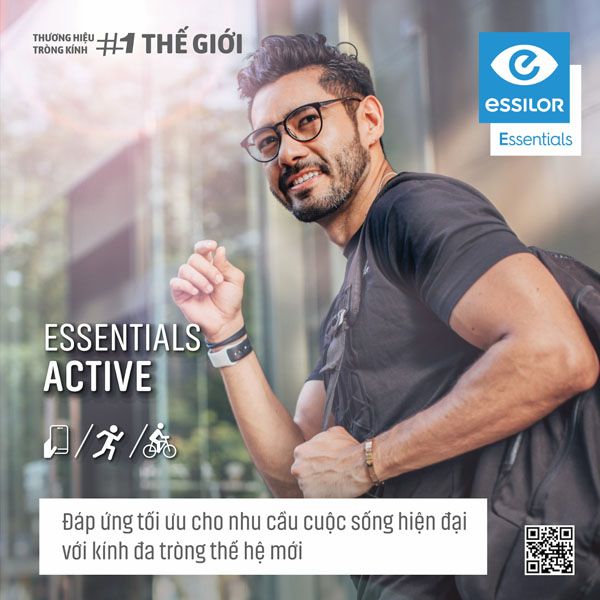 Tròng kính Essentials Active - Váng phủ Max AZ