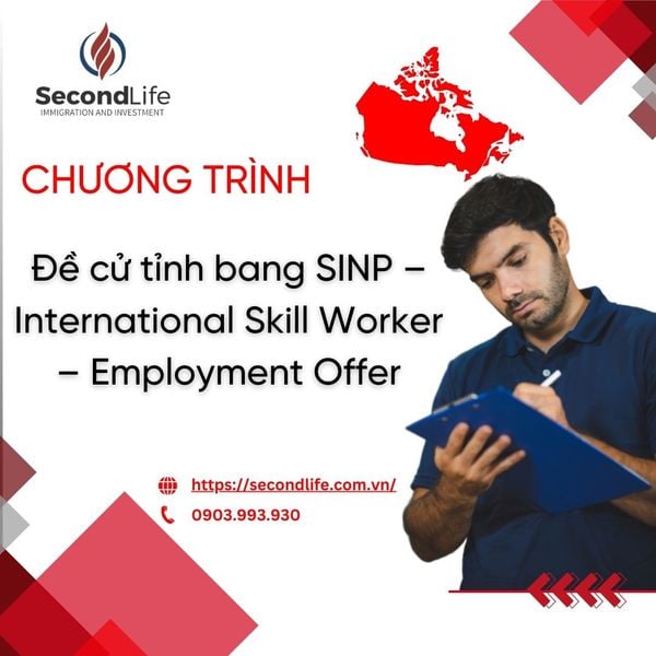 Chương trình đề cử tỉnh bang SINP – International Skill Worker – Emplo – Công ty Second Life ...