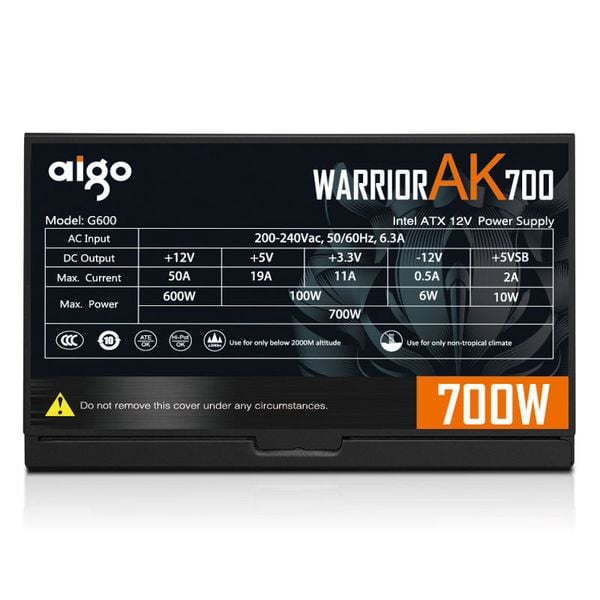 Aigo Ak700 Max 700 Wát Pc Đơn Vị Cung Cấp Điện Chơi Game Yên Tĩnh 120 – Chima.vn – Máy móc ...