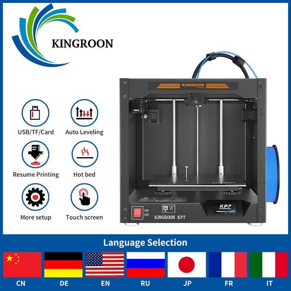 Kingroon Máy In 3d Chính Xác Cao Khung Kim Loại Toàn Bộ Kp7 Máy In 3d – Chima.vn – Máy móc ...