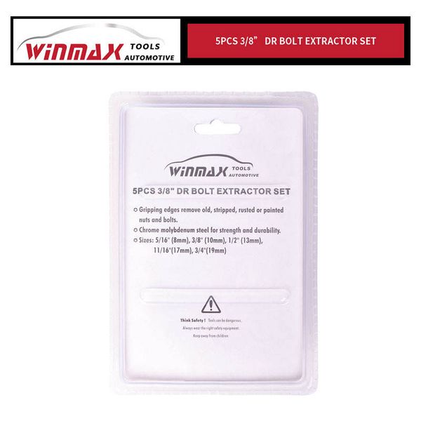 Winmax Dụng Cụ Cầm Tay 5pc Số Liệu 3/8 "bộ Trích Xuất Bu Lông Ổ Cắm Xo – Công Xưởng Máy - Vật Tư ...