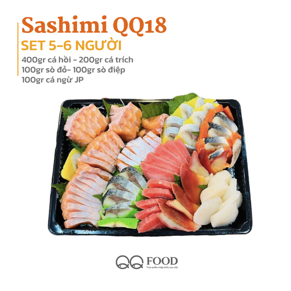 QQ18 Set Sashimi 5-6 người – QQFOOD