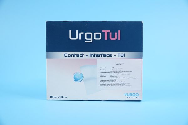 Gạc lưới UrgoTul 10cm x 10cm gạc lưới vô trùng, chống dính - Hộp 10 mi - RARMED