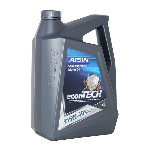 Dầu động cơ Aisin Semi Synthetic CF-4/SG 15W-40 6L T3 – ASP Group