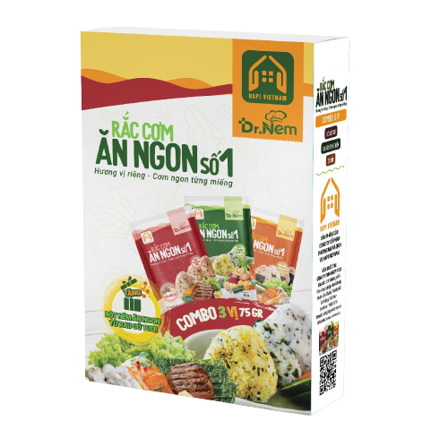 Rắc Cơm Ăn Ngon Số 1 Combo 3 Vị – HAPI VIETNAM