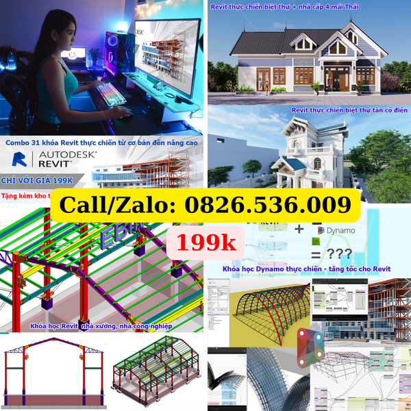COMBO 31 khóa học Revit từ cơ bản đến nâng cao – TL lighting