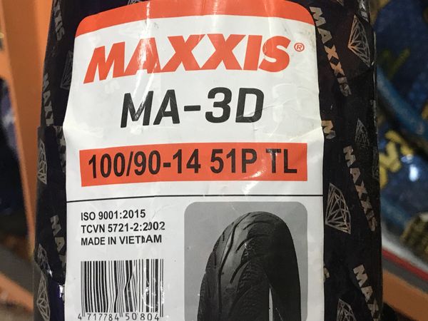 Vỏ Maxxis 80-90-100/90/14 3D Bánh Trước/Sau Airblade, Click, Vario, Vi – Go2banh.com