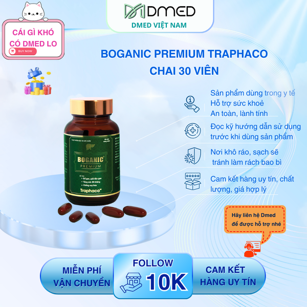 Boganic premium traphaco (c/30v) – DMED Việt Nam