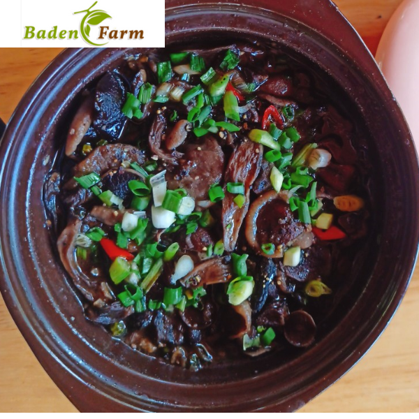 Nấm Tràm Kho Nhà Hàng Baden Farm Trang Trại Dưa Lưới