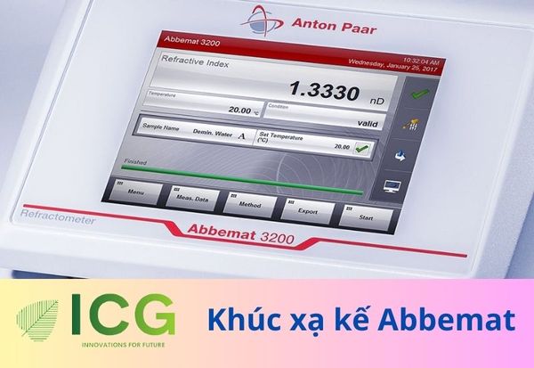 Khúc xạ kế Abbemat 3000 | Máy đo chỉ số khúc xạ Anton Paar– ICG