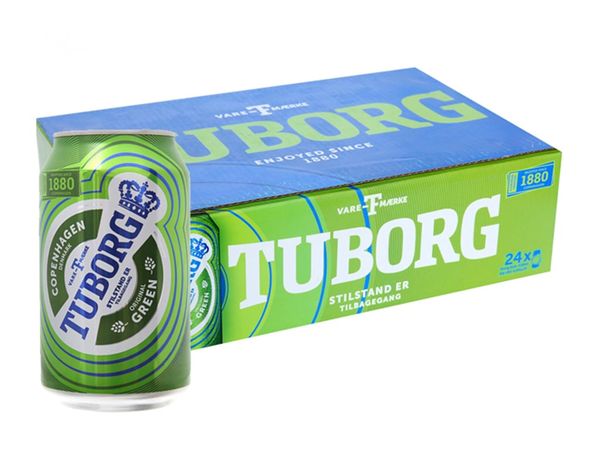BIA TUBORG LON 24-330ML-6 LỐC TẶNG 1 LỐC LY – Nhà phân phối Sen Việt