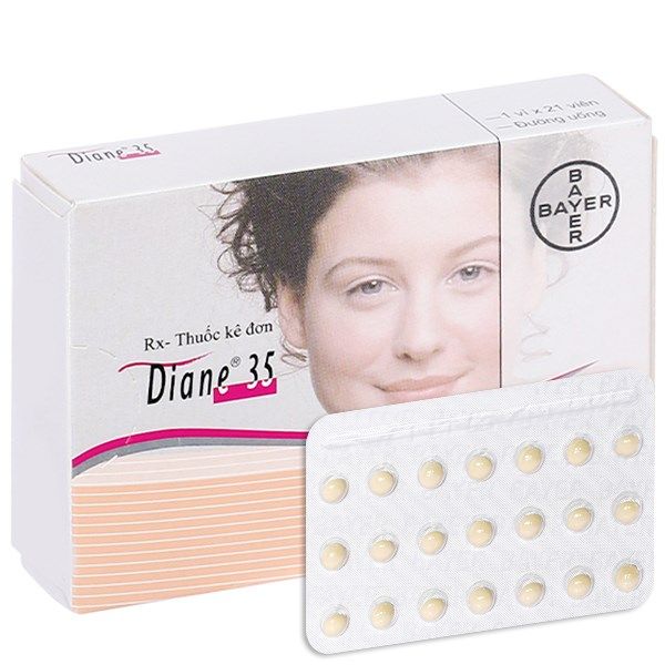 Thuốc ngừa thai hàng ngày Diane-35 Bayer (1 vỉ x 21 viên) – Nhà Thuốc Kim Ngọc 2