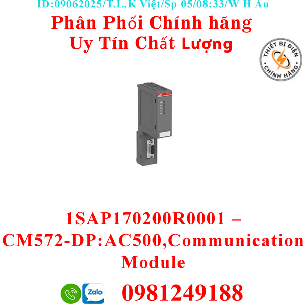 Module 1SAP170200R0001 – CM572-DP:AC500,Communication Module – thietbidienchinhhang