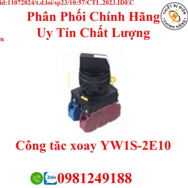 Công tắc xoay YW1S-2E10 – thietbidienchinhhang