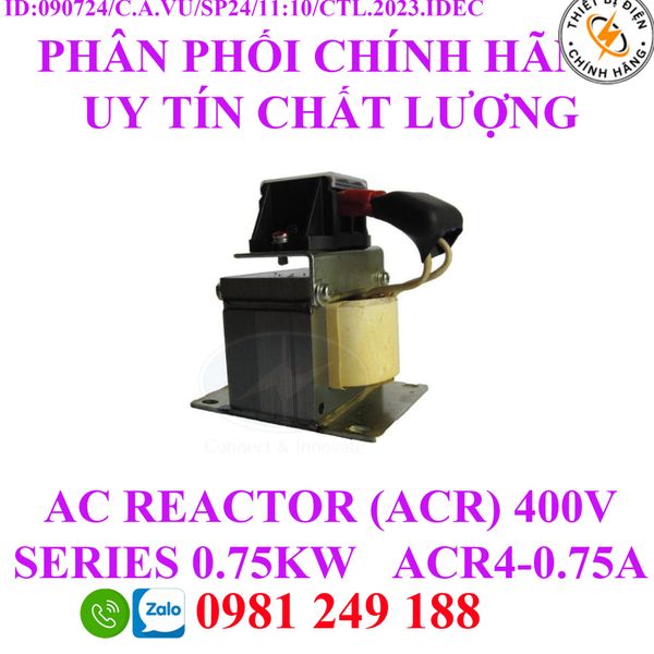 AC Reactor (ACR) 400V series 0.75KW ACR4-0.75A – thietbidienchinhhang