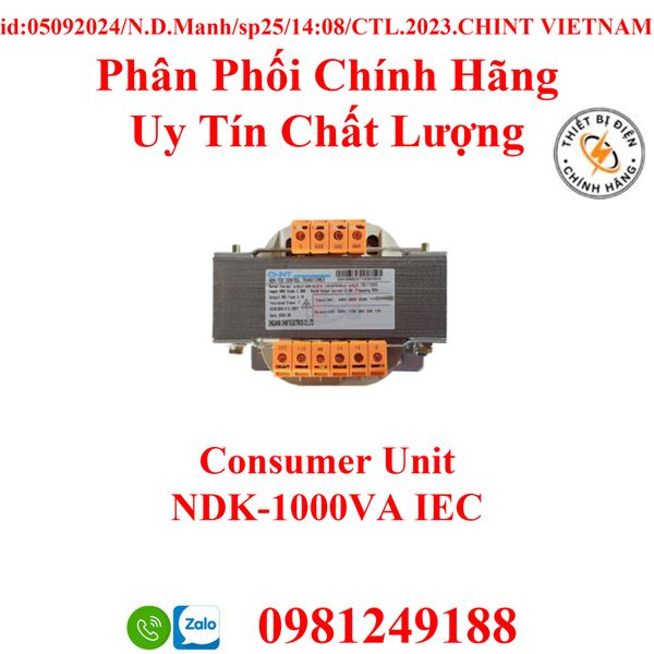 Consumer Unit NDK-1000VA IEC – thietbidienchinhhang