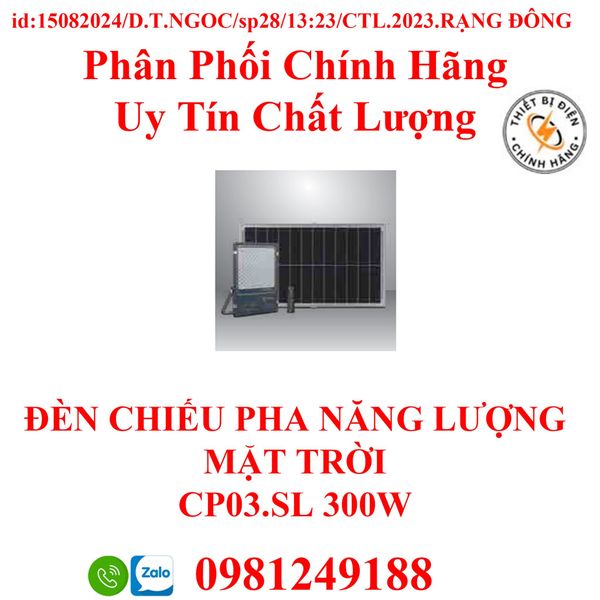 ĐÈN CHIẾU PHA NĂNG LƯỢNG MẶT TRỜI CP03.SL 300W – thietbidienchinhhang