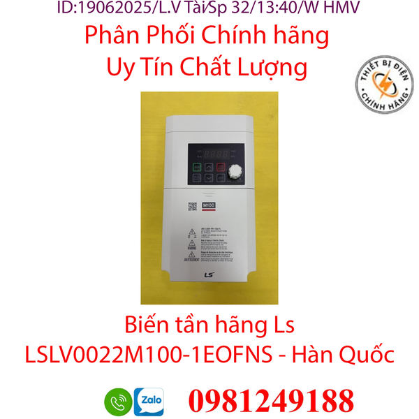 Biến tần hãng Ls LSLV0022M100-1EOFNS - Hàn Quốc – thietbidienchinhhang