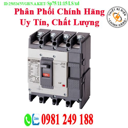 MCCB LS ABS804c 75kA 4P 500A-630A – thietbidienchinhhang