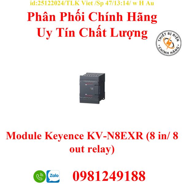 Module Keyence KV-N8EXR (8 in/ 8 out relay) – thietbidienchinhhang