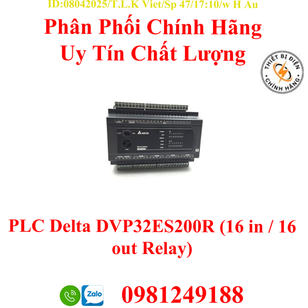 PLC Delta DVP32ES200R (16 in / 16 out Relay) – thietbidienchinhhang