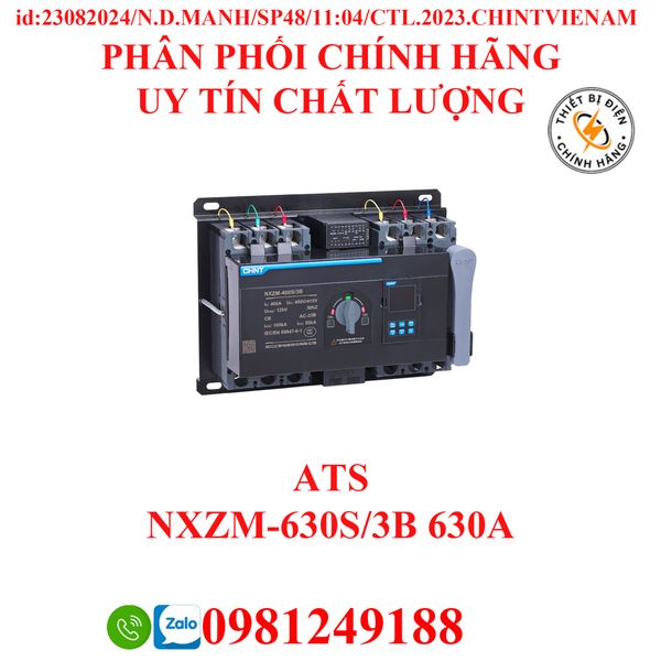 ATS NXZM-630S/3B 630A – thietbidienchinhhang