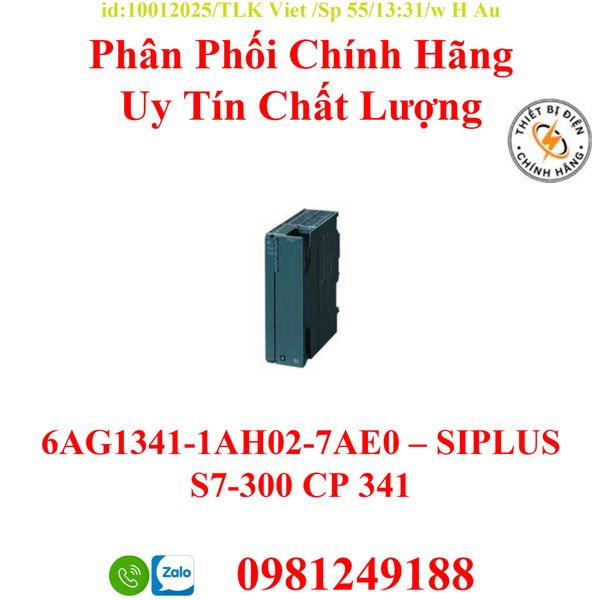 Module 6AG1341-1AH02-7AE0 – SIPLUS S7-300 CP 341 – thietbidienchinhhang