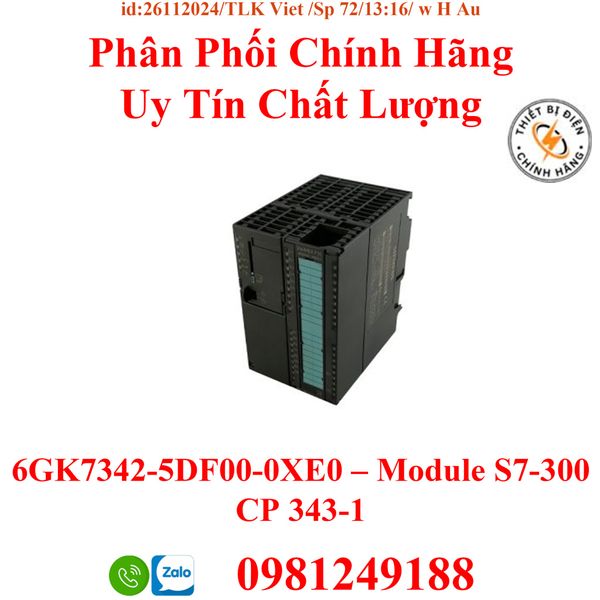 Module 6GK7342-5DF00-0XE0 – Module S7-300 CP 343-1 – thietbidienchinhhang