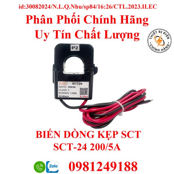 BIẾN DÒNG KẸP SCT SCT-24 200/5A – thietbidienchinhhang